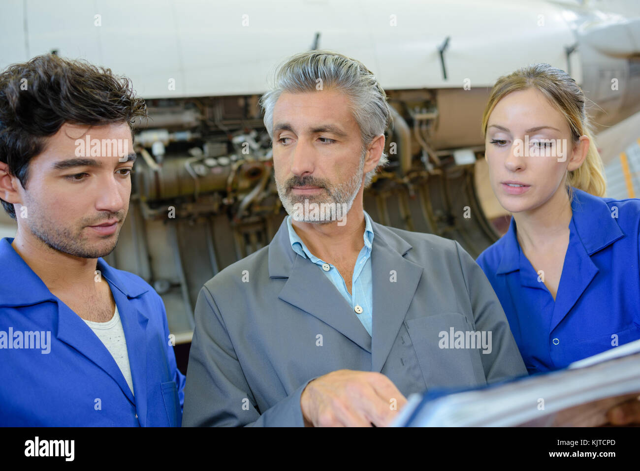 Teacher waiting for answer from engineering student Stock Photo - Alamy