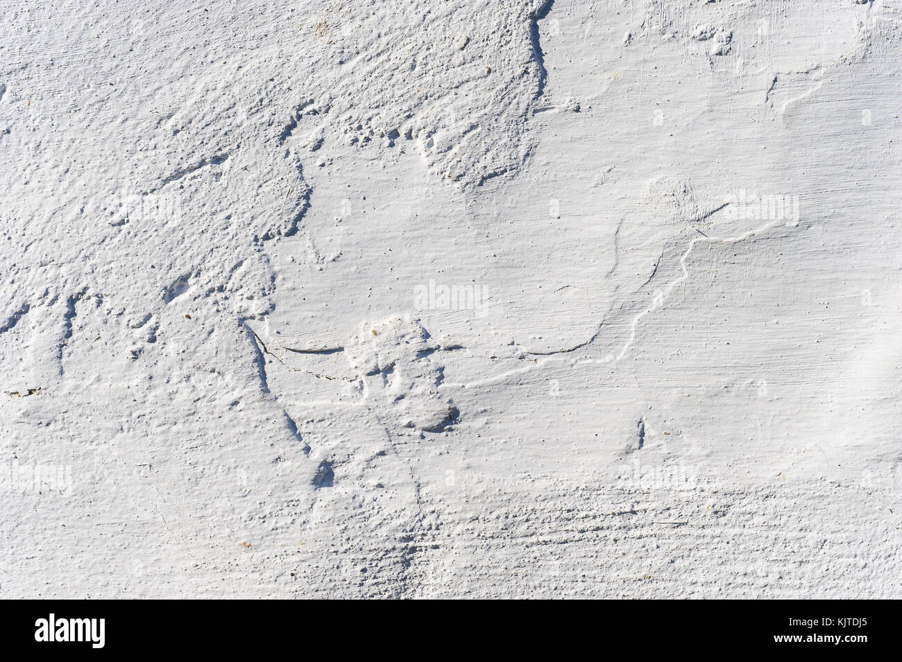 White clay plaster on the wall. Texture and background Stock Photo - Alamy