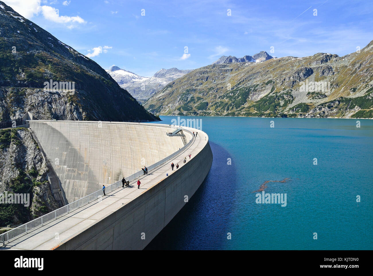 Reservoir and dam at Kölnbrein in Austria Stock Photo - Alamy