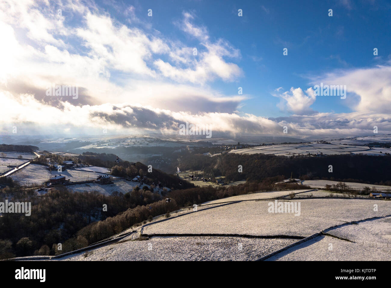Haworth west yorkshire bronte bridge hi-res stock photography and ...
