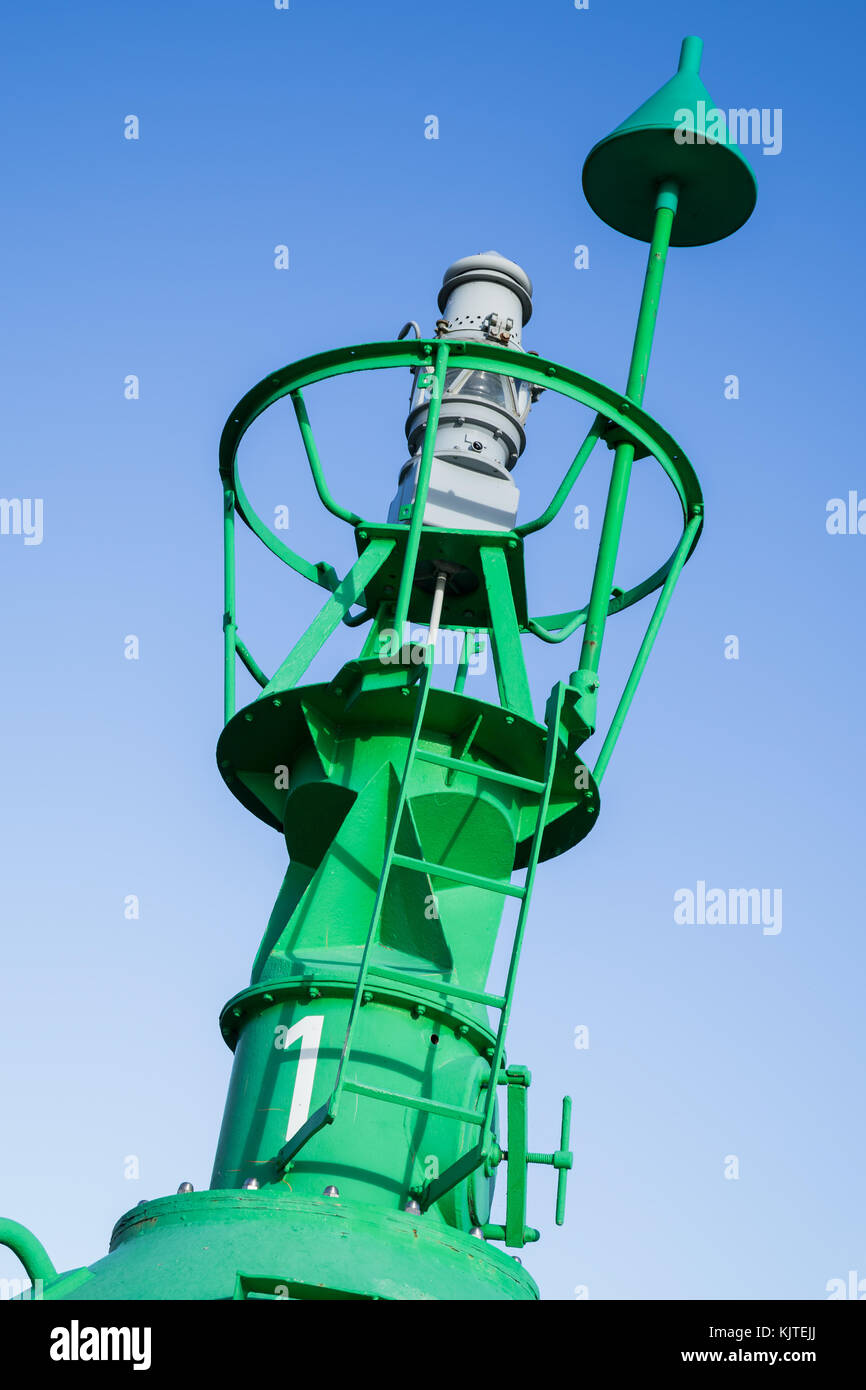 Starboard channel marker buoy hi-res stock photography and images - Alamy