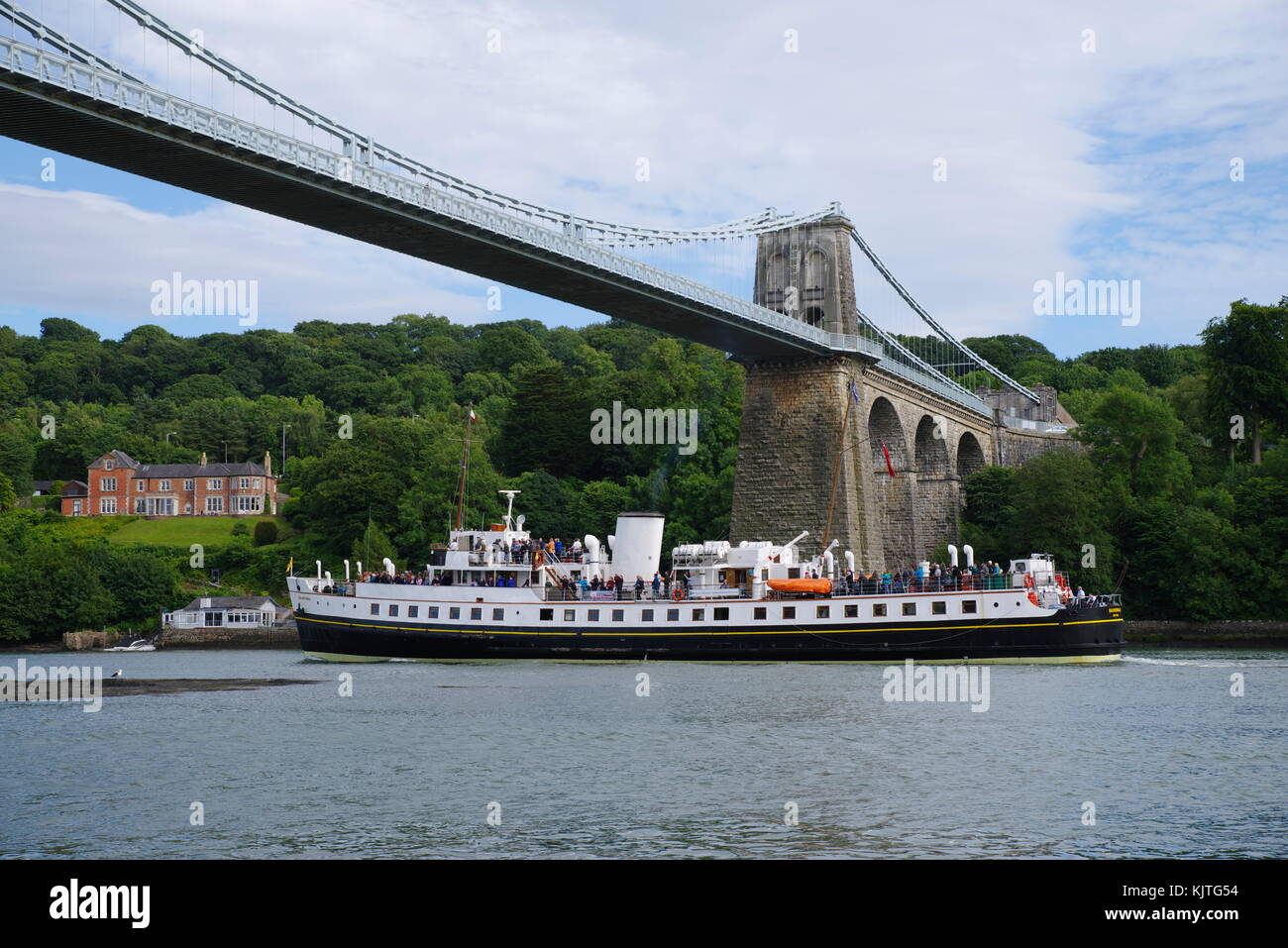 MV Balmoral on the Menai Strait Stock Photo - Alamy