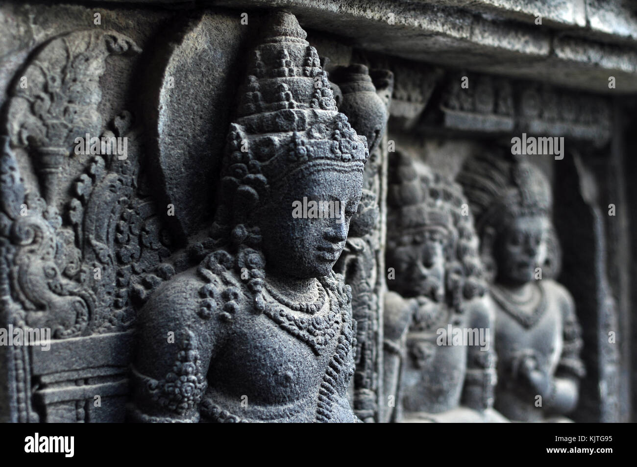 Prambanan Temple Relief Stock Photo - Alamy
