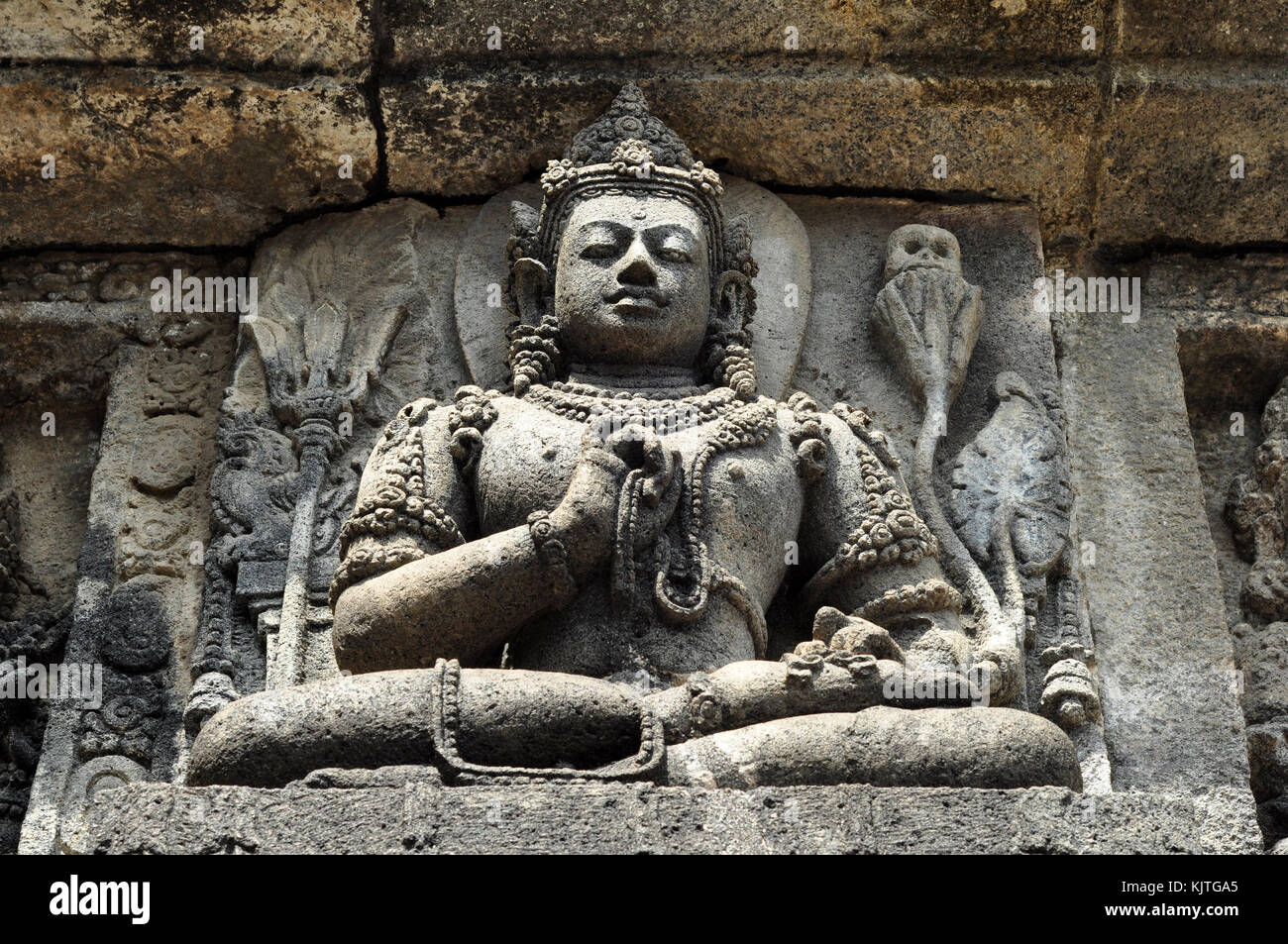Prambanan Temple Relief Stock Photo - Alamy