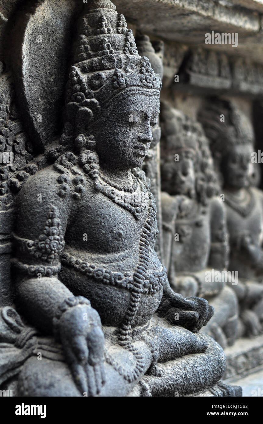 Prambanan Temple Relief Stock Photo - Alamy