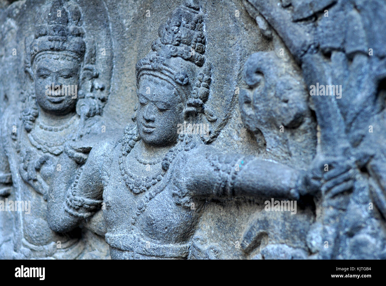 Prambanan Temple Relief Stock Photo - Alamy