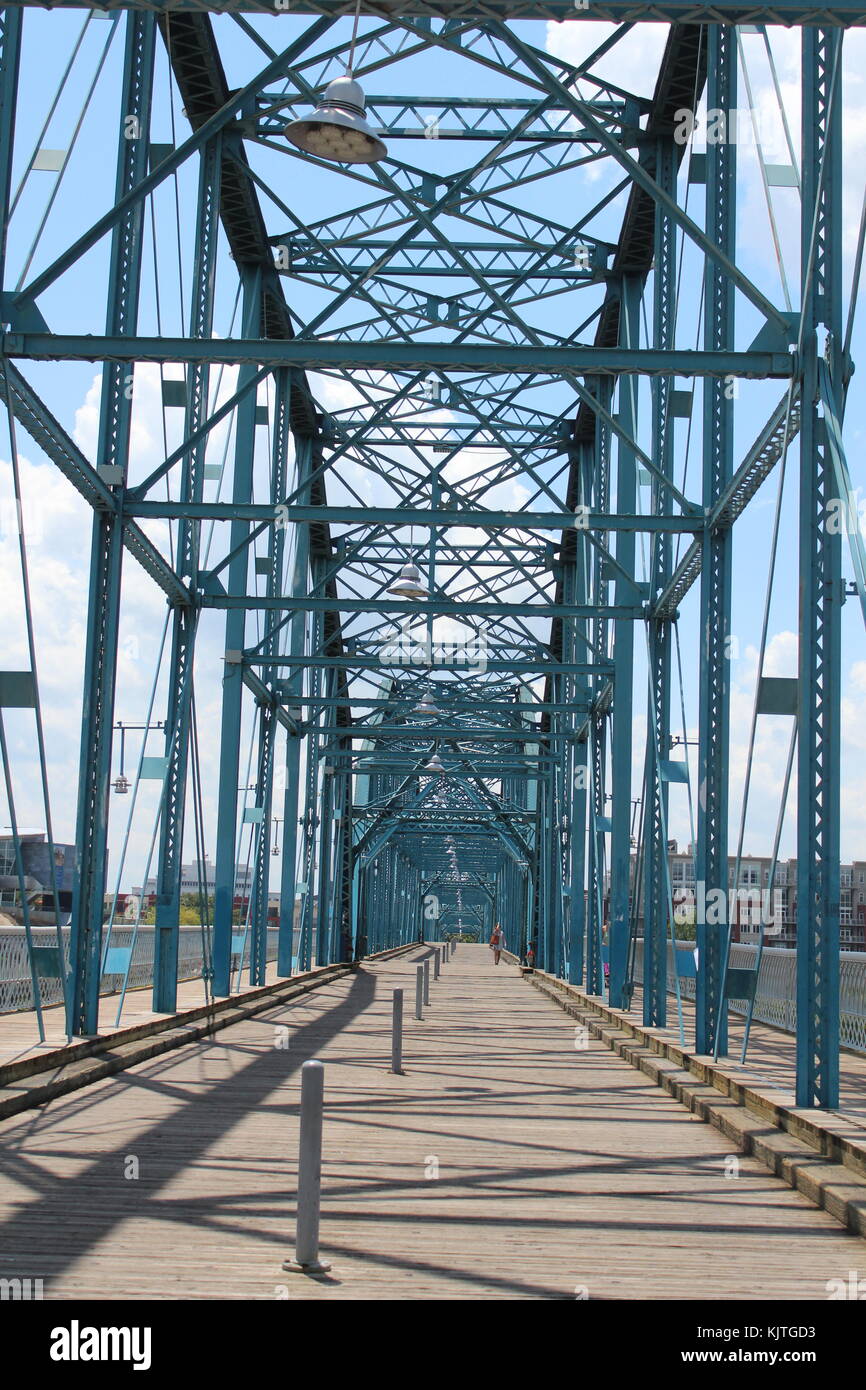 Standing on a bridge looking up at the beautiful architecture Stock ...