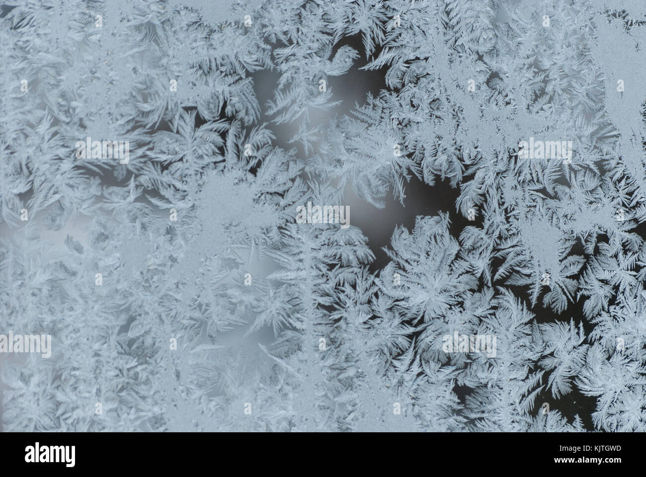 frosty patterns in the window Stock Photo - Alamy