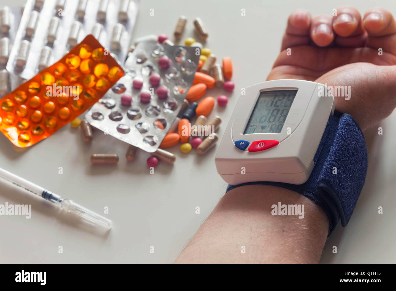 Healthy / pressure test Stock Photo - Alamy