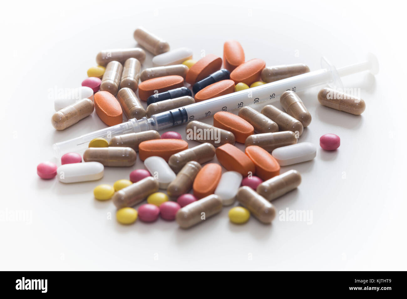 addiction to tablets Stock Photo - Alamy