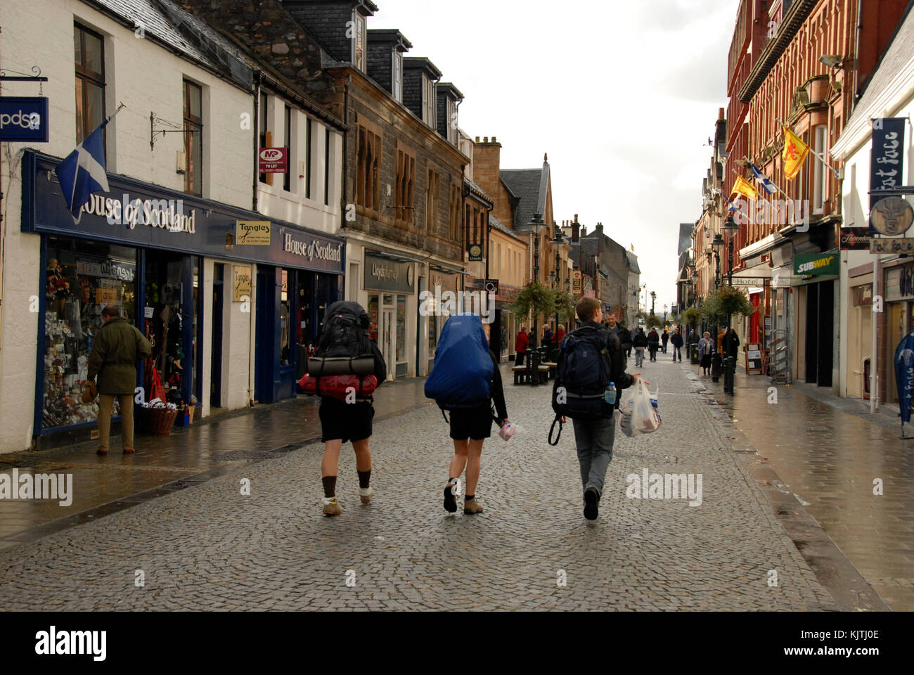 Fort William . The main High street Stock Photo - Alamy