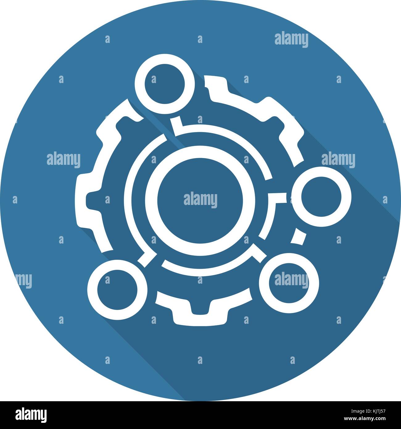 Technical Data Icon. Gear and Option Dots. Engineering Symbol Stock ...