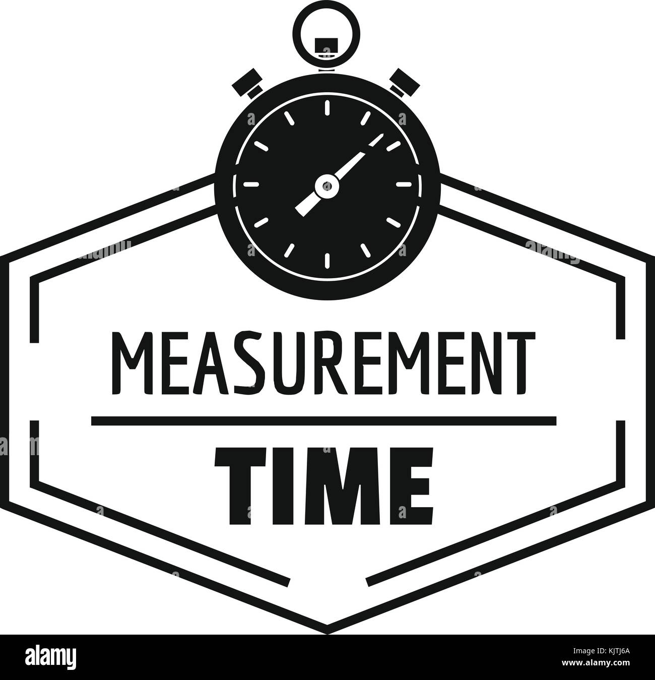 Timer logo, simple black style Stock Vector Image & Art - Alamy