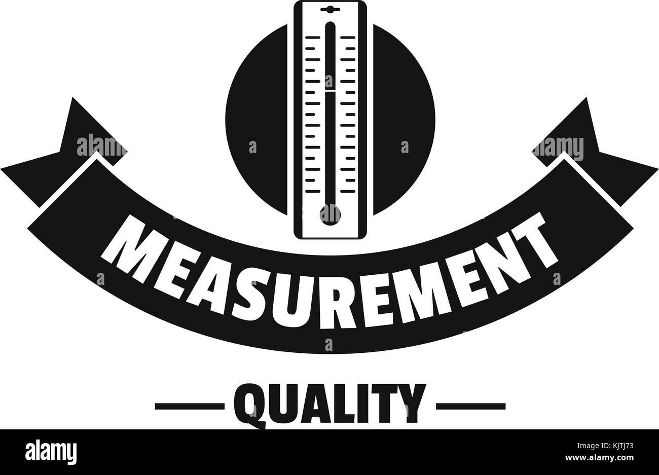 Thermometer logo, simple black style Stock Vector Image & Art - Alamy