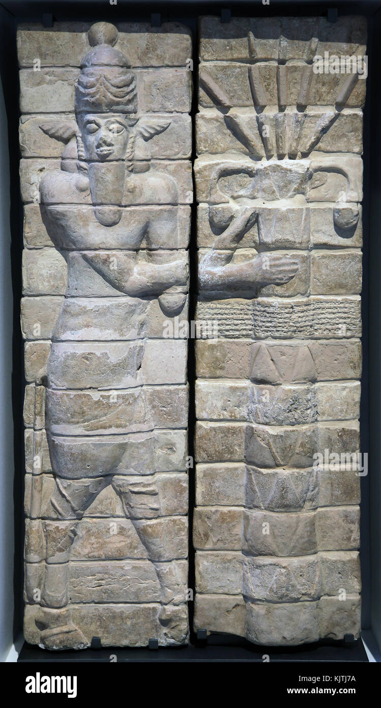 terracotta fragment from the temple of Inshushinak.tutelary god of Susa ...