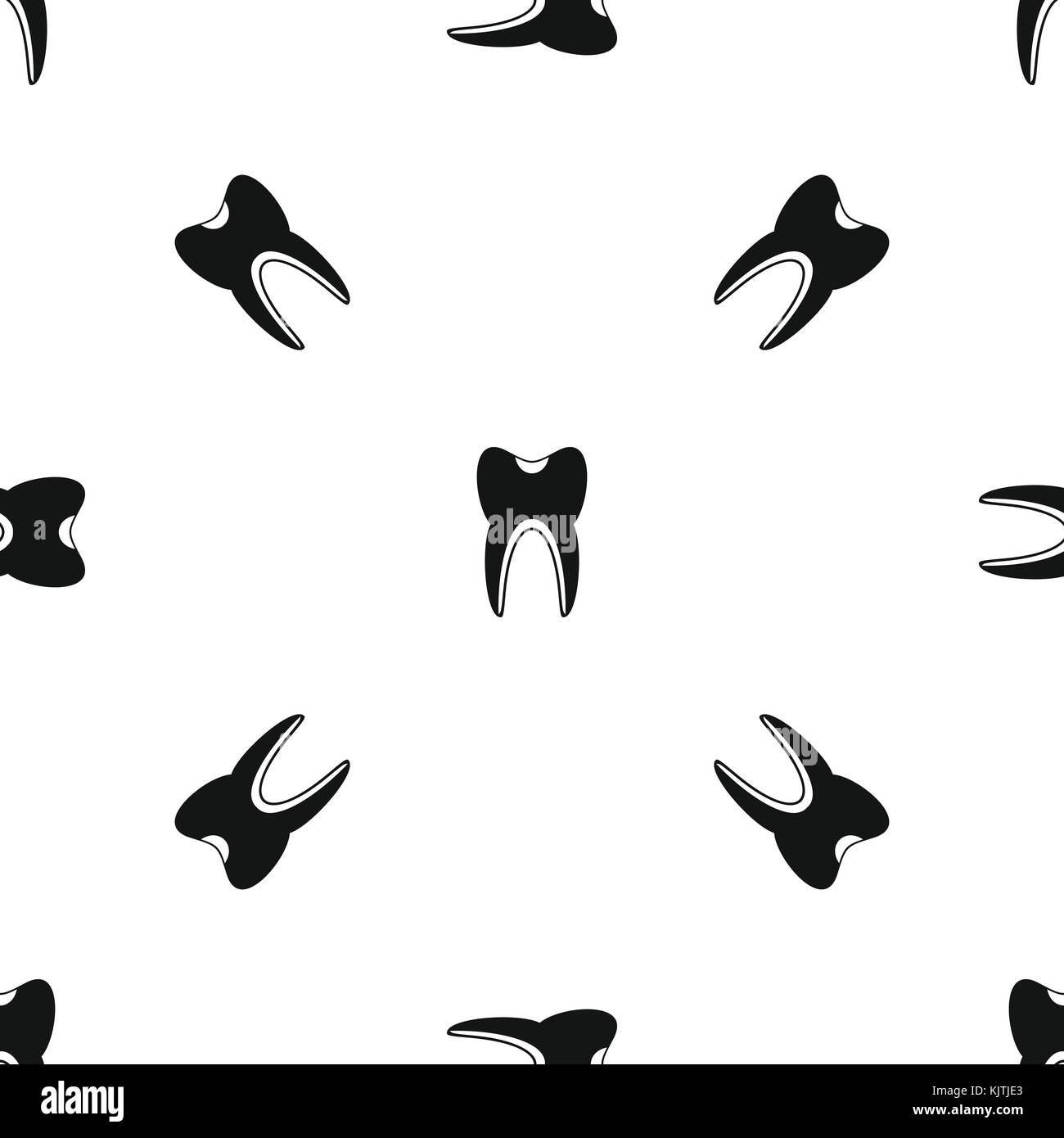 Tooth pattern seamless black Stock Vector Image & Art - Alamy