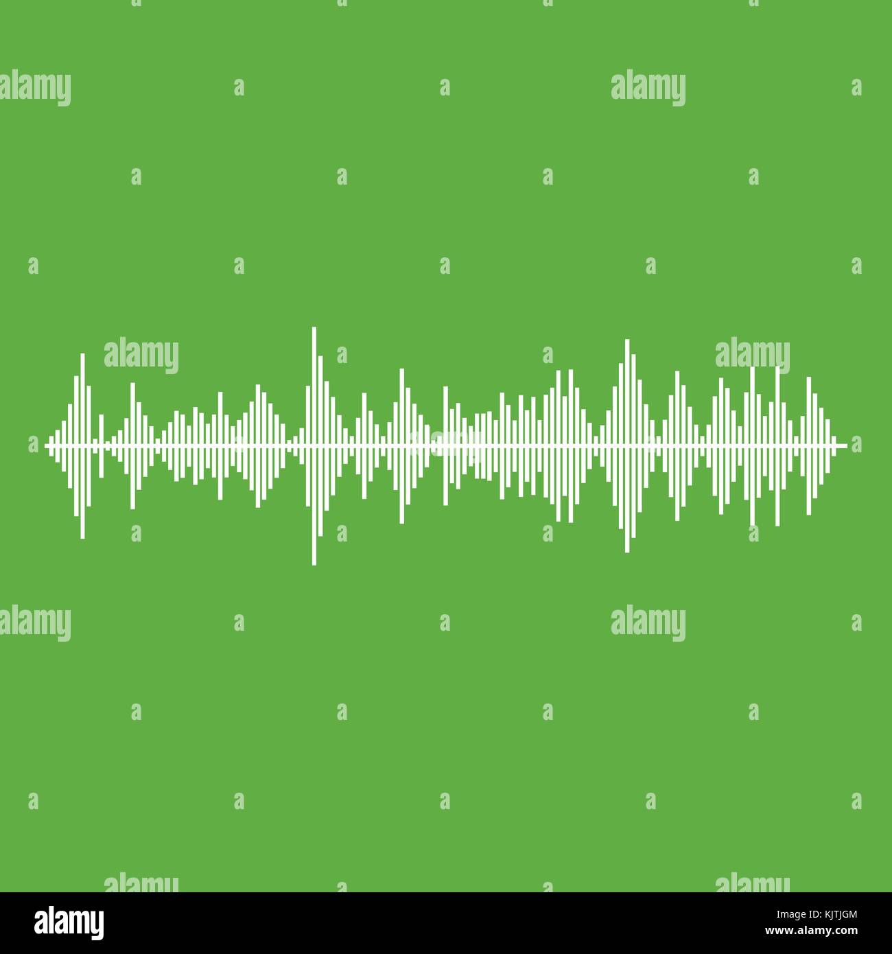 Musical pulse icon green Stock Vector Image & Art - Alamy