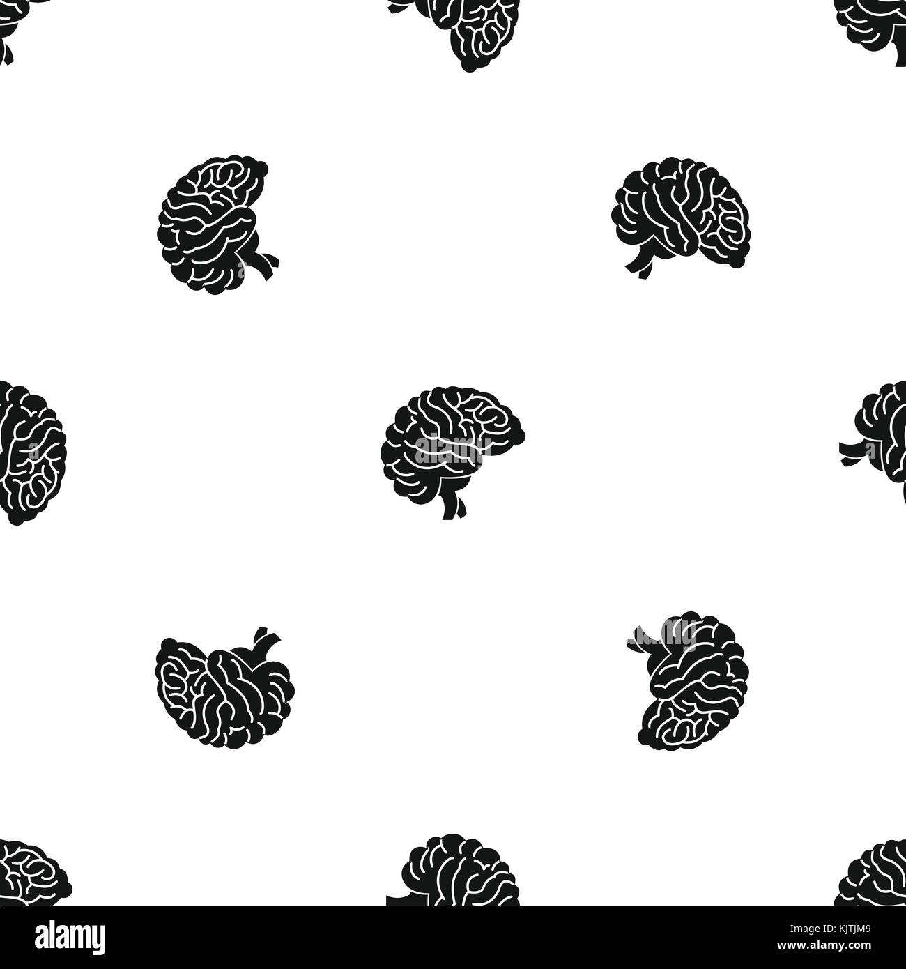 Brain pattern seamless black Stock Vector Image & Art - Alamy