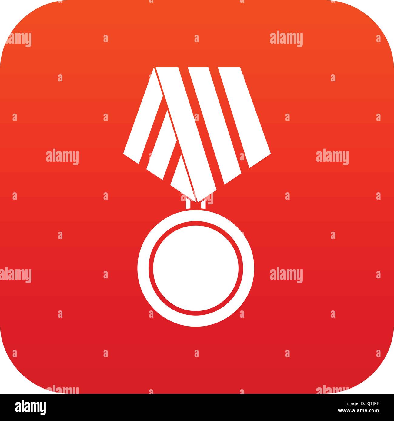 Military medal icon digital red Stock Vector Image & Art - Alamy