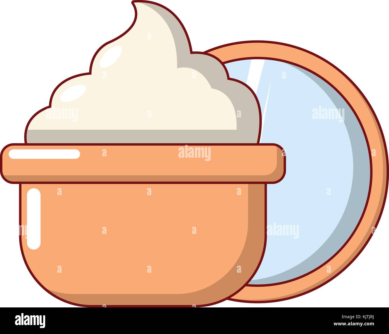 Face cream icon, cartoon style Stock Vector Image & Art - Alamy