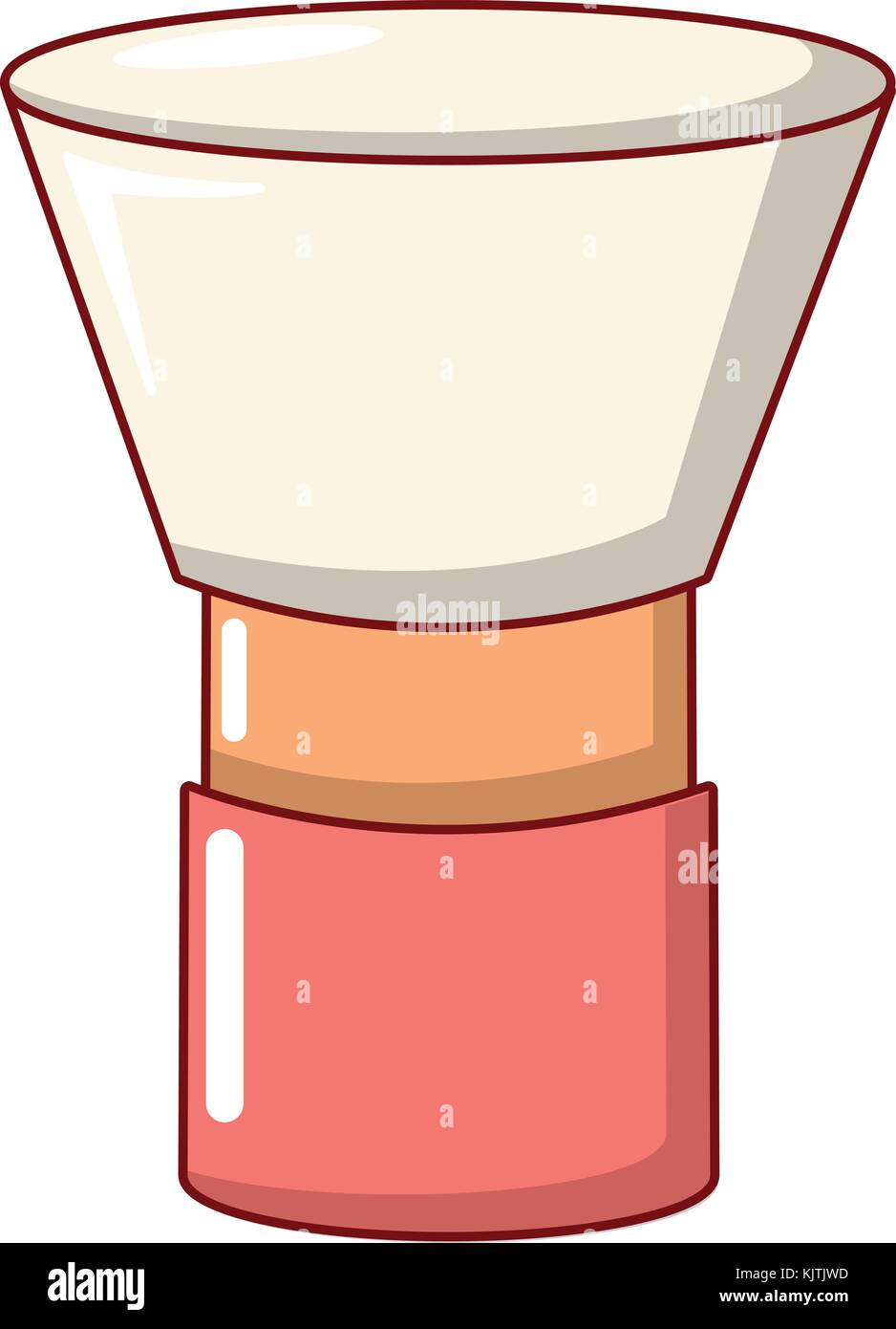 Brush powder icon, cartoon style Stock Vector Image & Art - Alamy