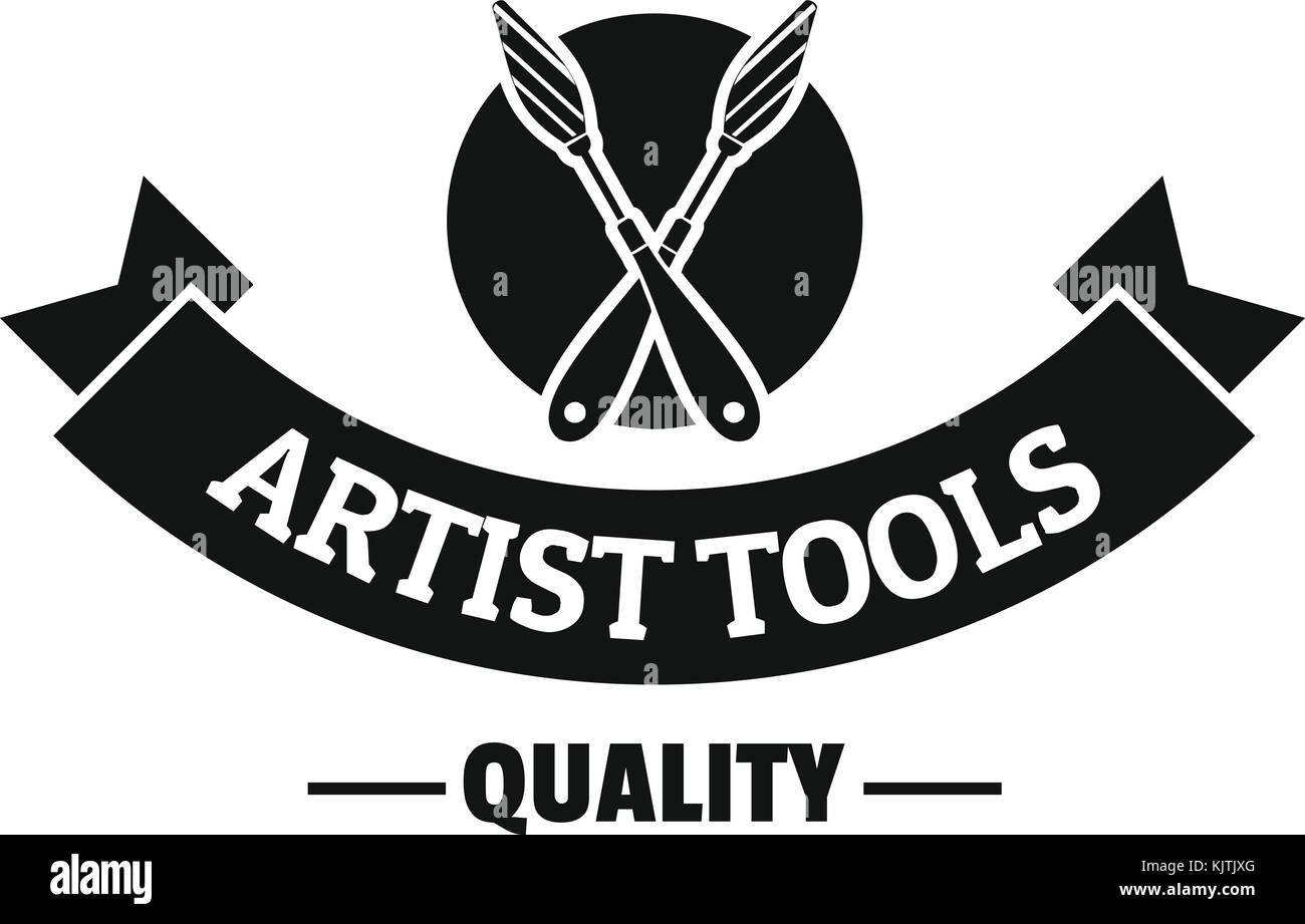 Painting mixing logo, simple black style Stock Vector Image & Art - Alamy