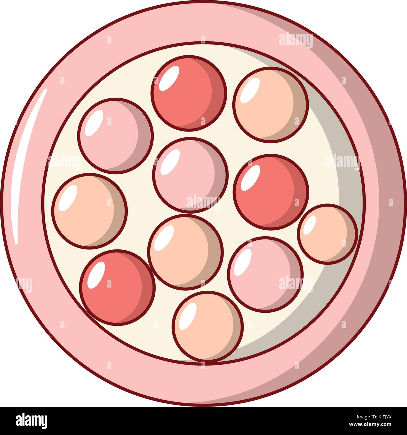 Foundation powder compact Stock Vector Images - Alamy