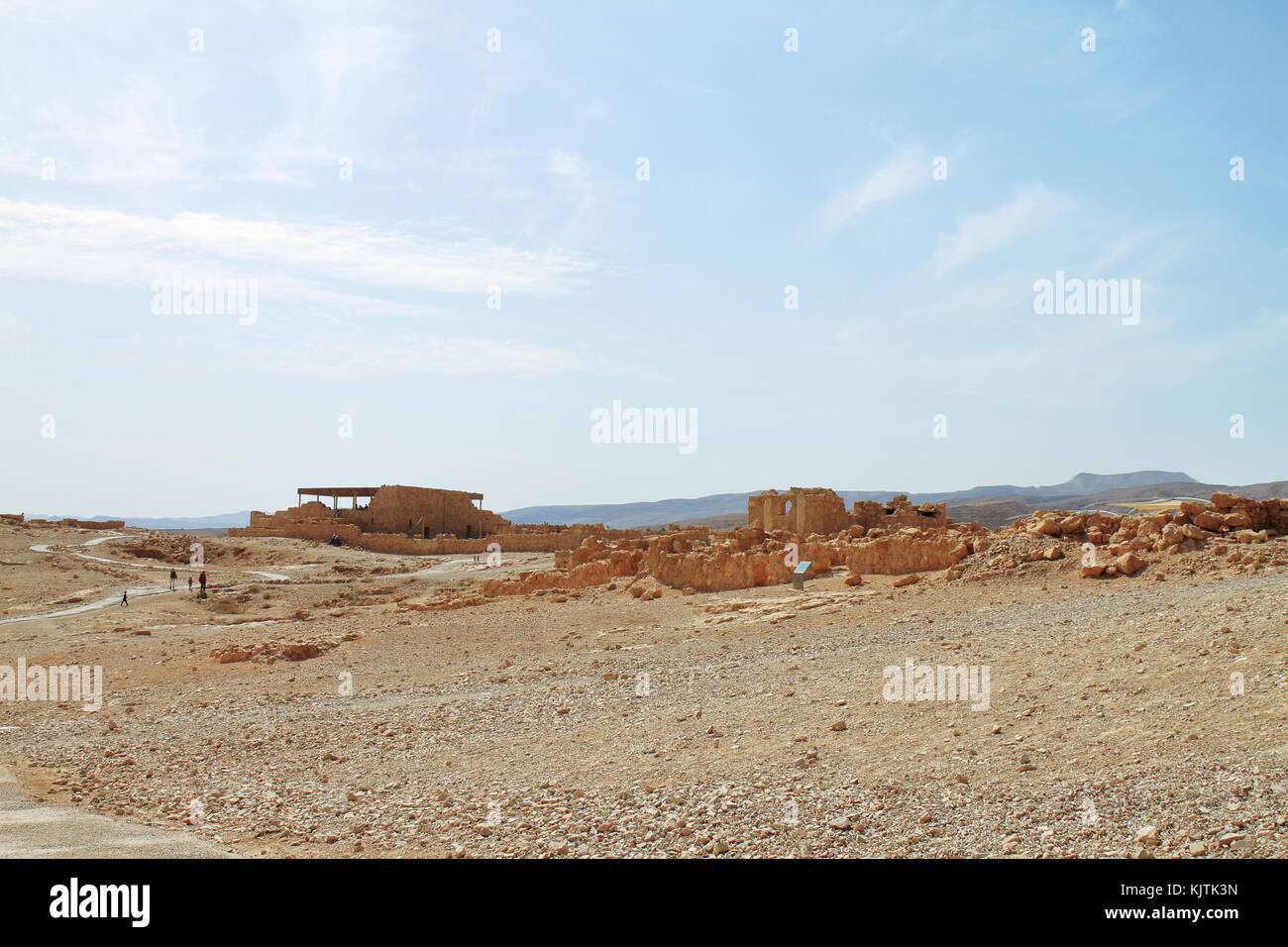 Masada Fortification ruins - Israel Stock Photo - Alamy