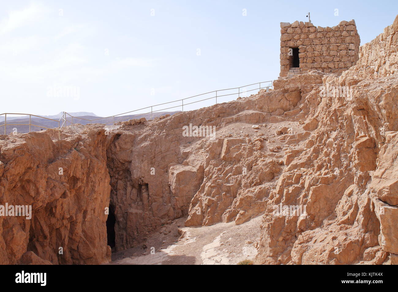 Masada Fortification ruins - Israel Stock Photo - Alamy