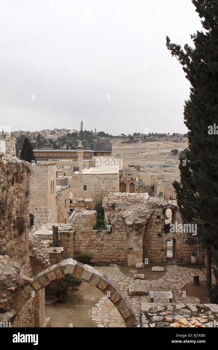 Old Jerusalem ruins - Israel Stock Photo - Alamy