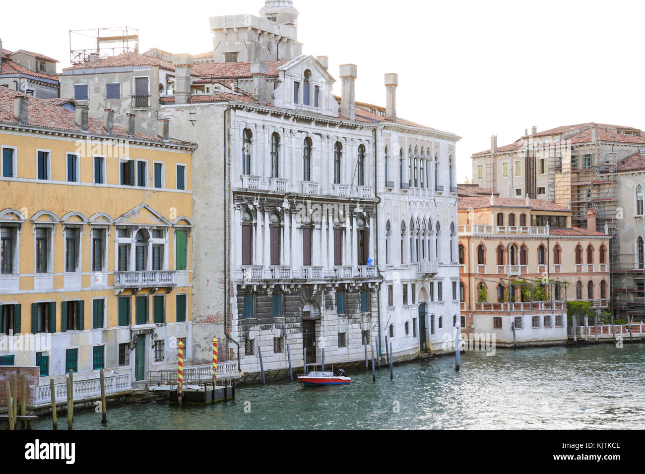 Venice, Italy: historical monuments and colorful facades of the city on ...