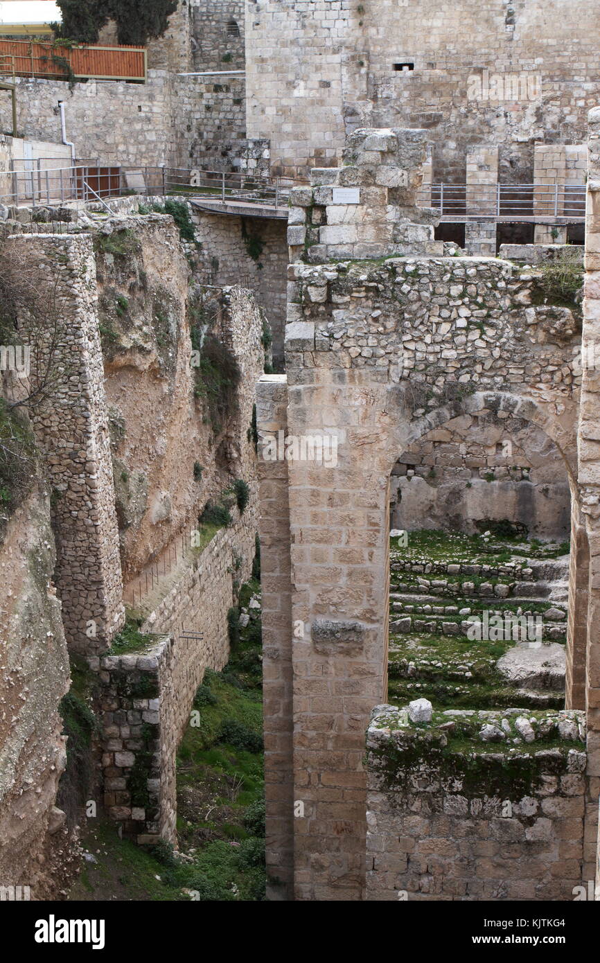 Pool of Bethesda - Jerusalem - Israel Stock Photo - Alamy