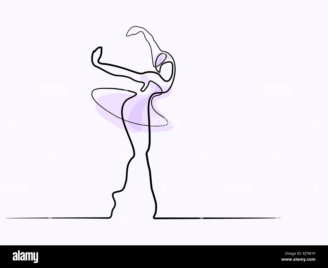 Ballet Dancer ballerina Stock Vector Image & Art - Alamy