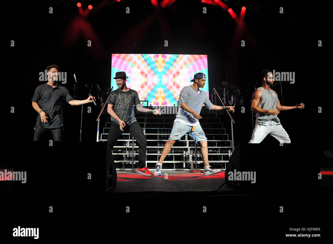 WEST PALM BEACH, FL - JULY 16: Erik-Michael Estrada, Trevor Penick ...
