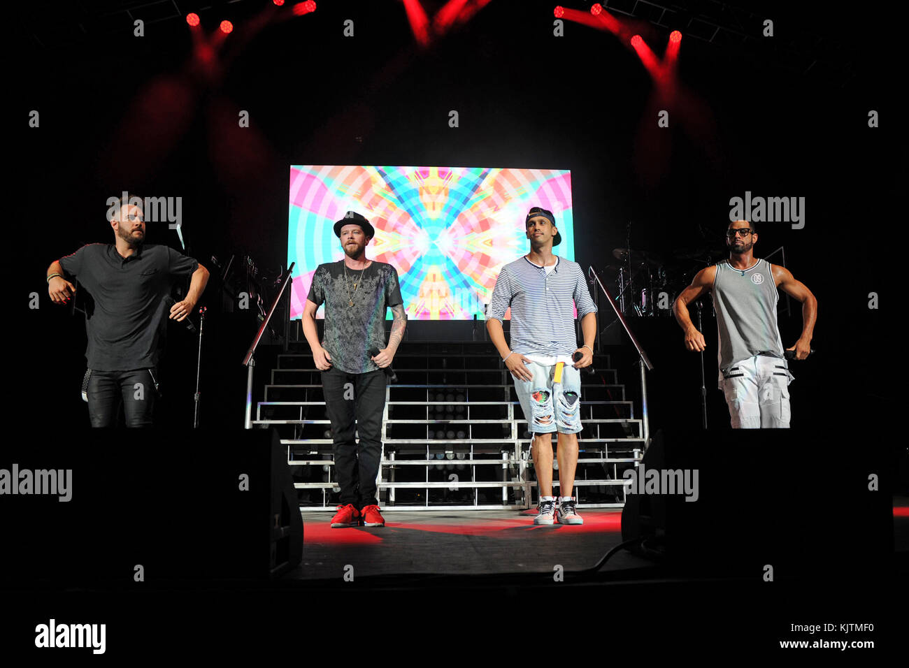 WEST PALM BEACH, FL - JULY 16: Erik-Michael Estrada, Trevor Penick ...