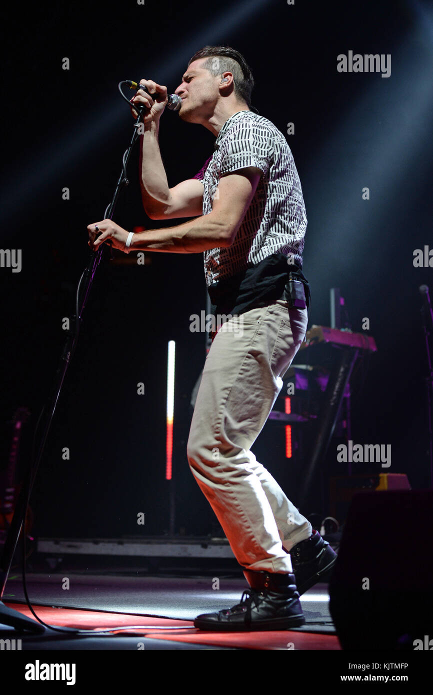 SUNRISE FL - JULY 02: Roy Mitchell-Cardenas, Paul Meany, Todd Gummerman ...