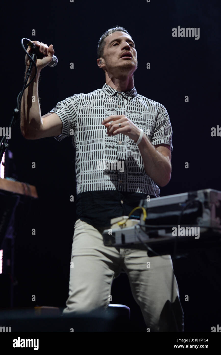 SUNRISE FL - JULY 02: Roy Mitchell-Cardenas, Paul Meany, Todd Gummerman ...