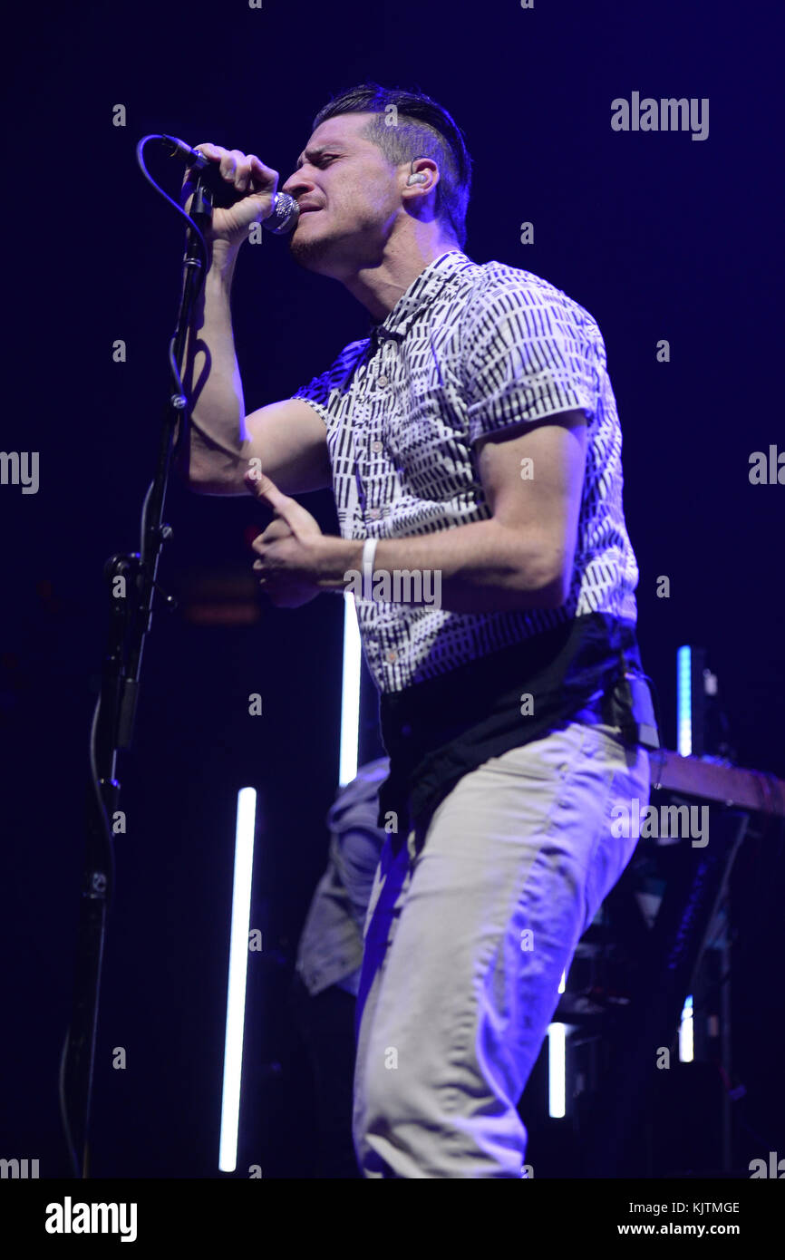 SUNRISE FL - JULY 02: Roy Mitchell-Cardenas, Paul Meany, Todd Gummerman ...