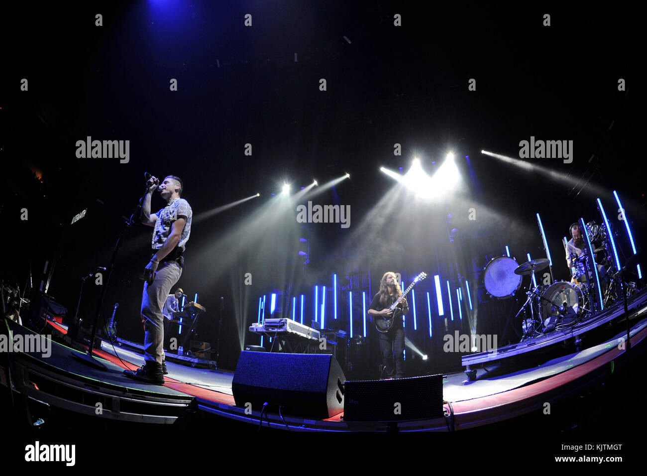 SUNRISE FL - JULY 02: Roy Mitchell-Cardenas, Paul Meany, Todd Gummerman ...