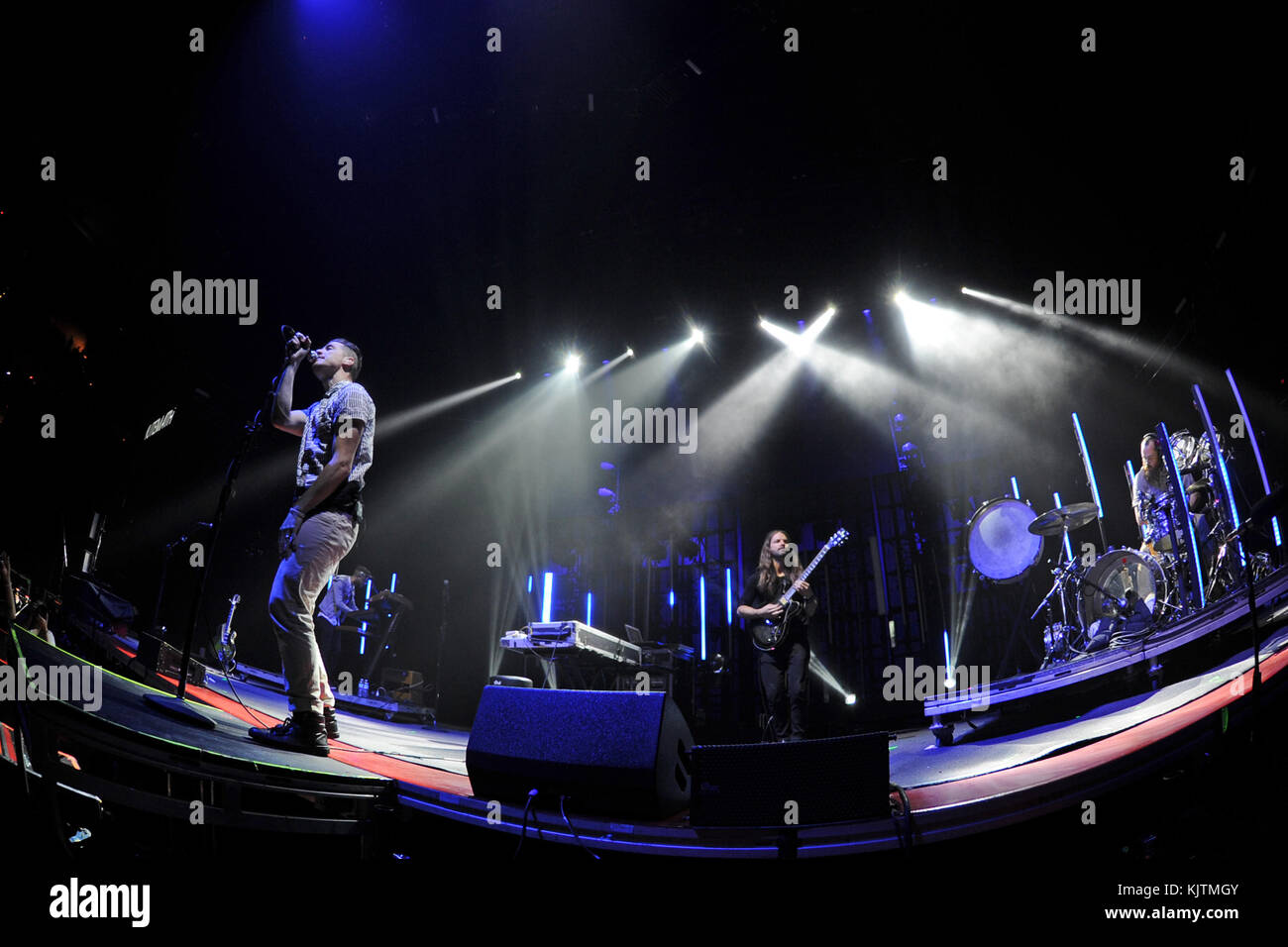 SUNRISE FL - JULY 02: Roy Mitchell-Cardenas, Paul Meany, Todd Gummerman ...