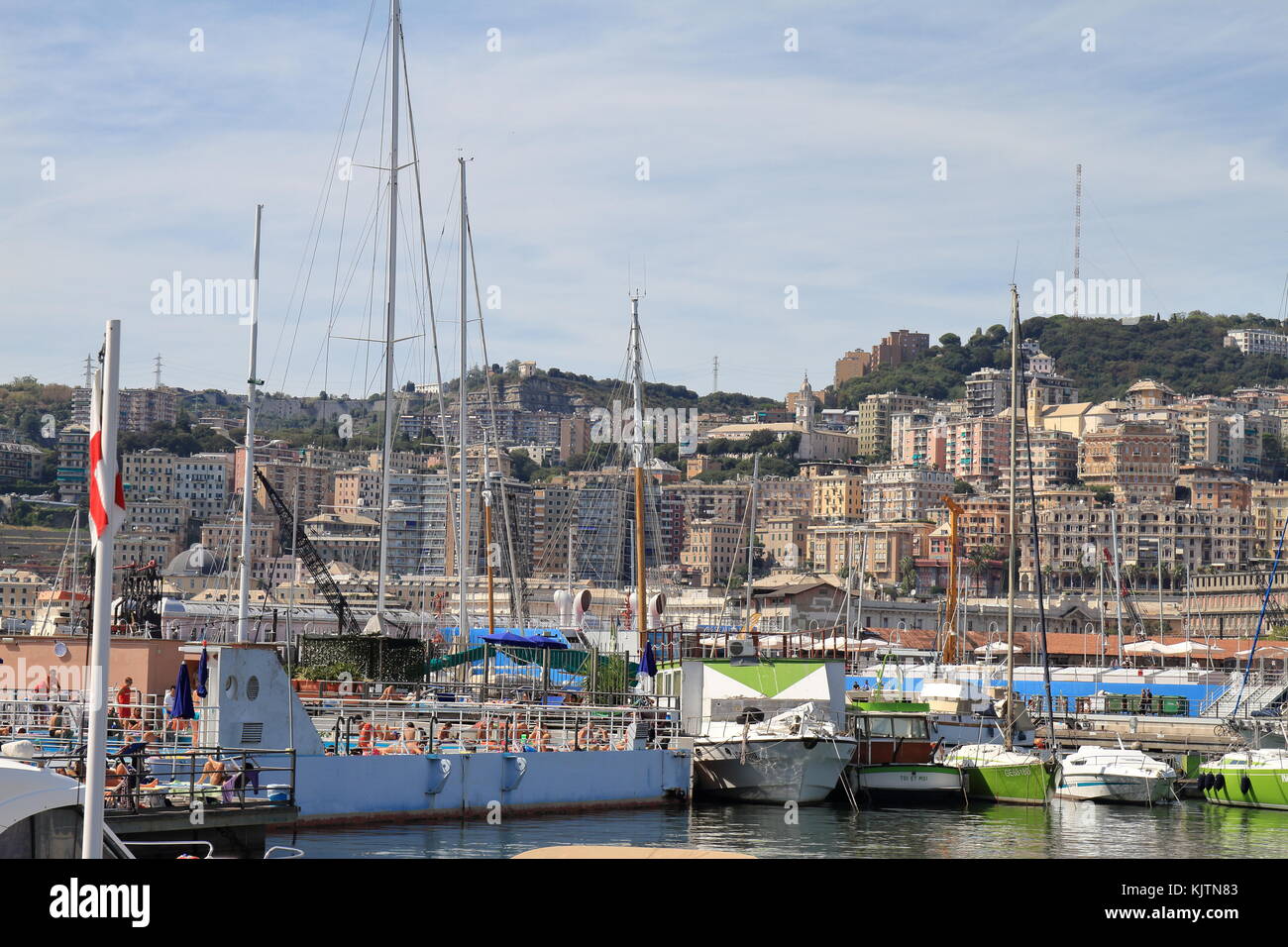 Genova Harbor - Italy Stock Photo - Alamy