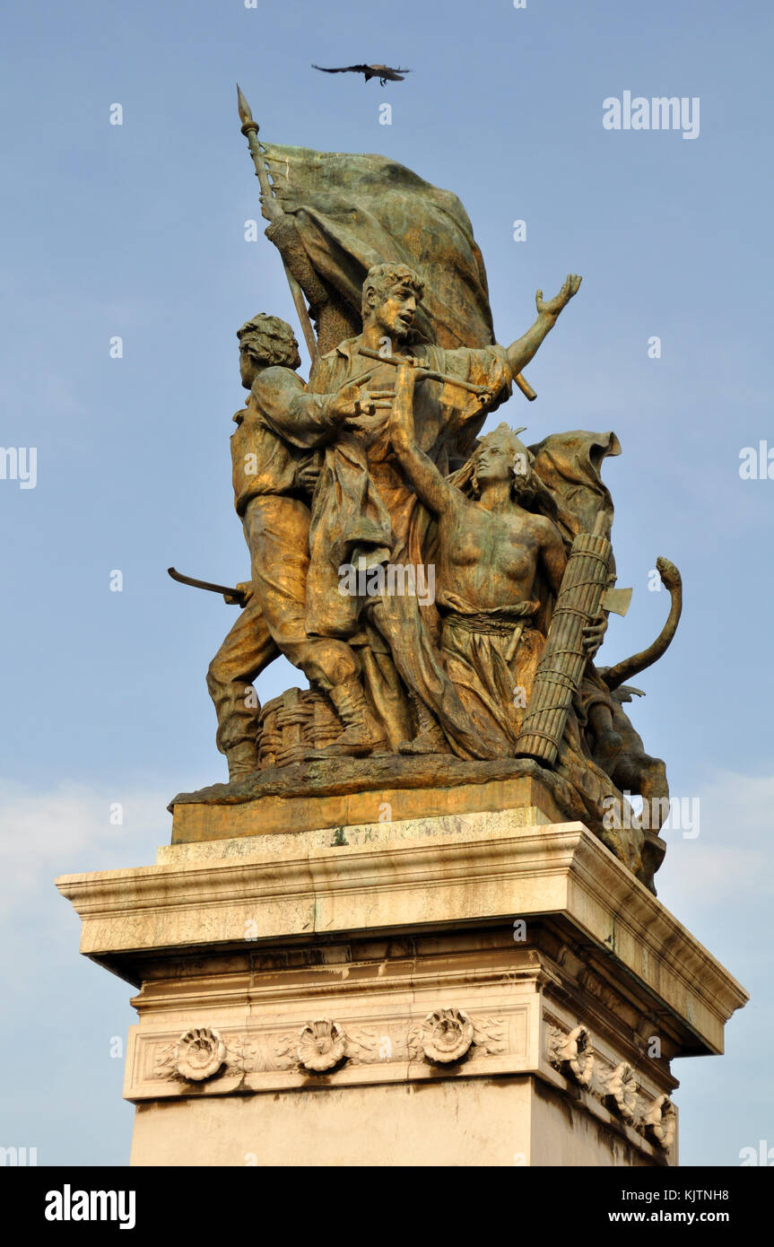 Victoria Statue, Piazza venezia, Rome, Italy Stock Photo - Alamy