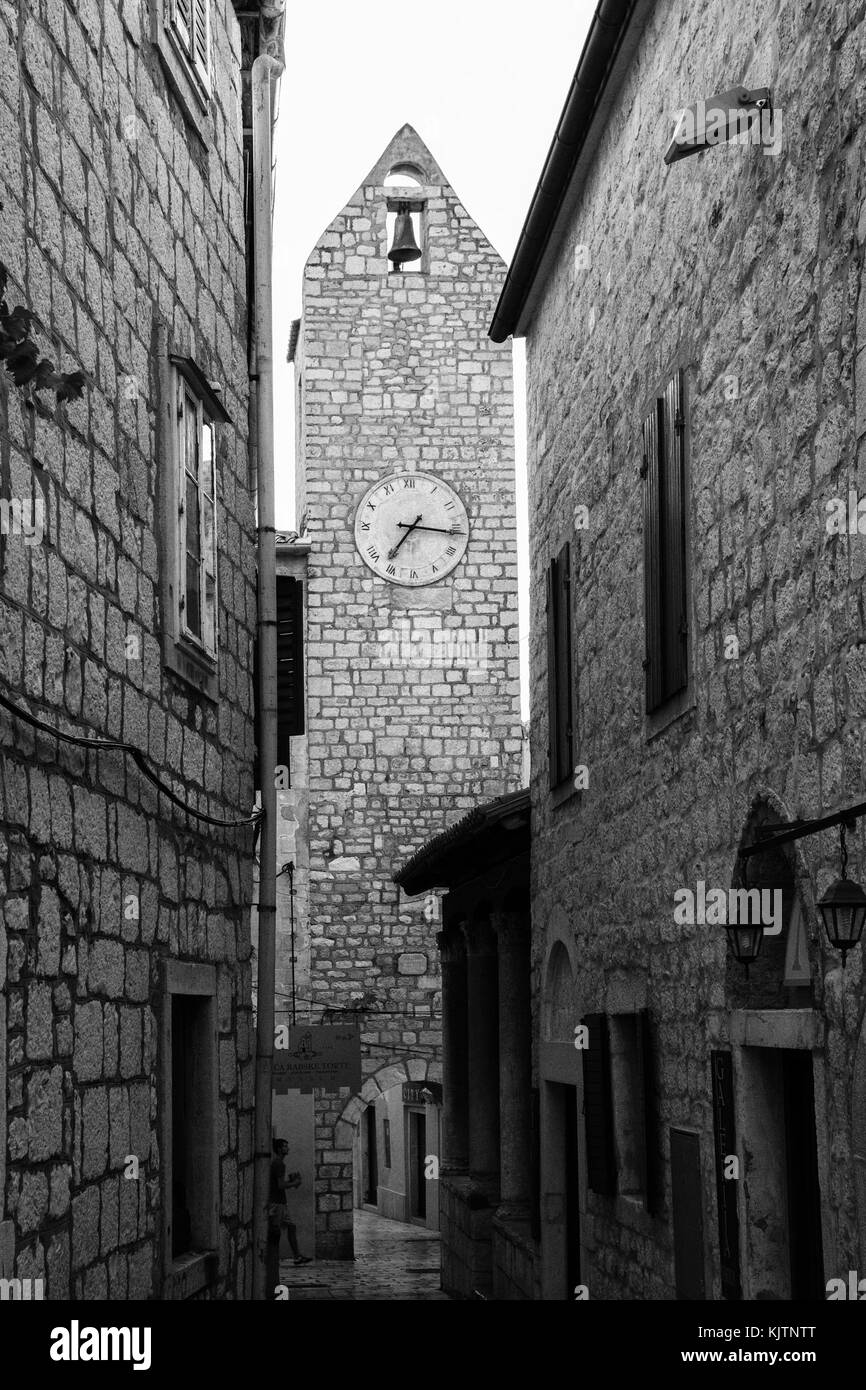 Rab, Croatia - August 5, 2015: Old Town of Rab, Croatian island famous ...