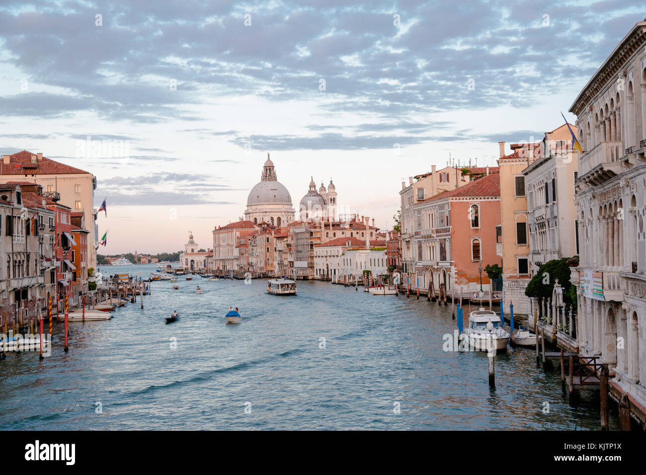 Venice, Italy: historical monuments and colorful facades of the city on ...
