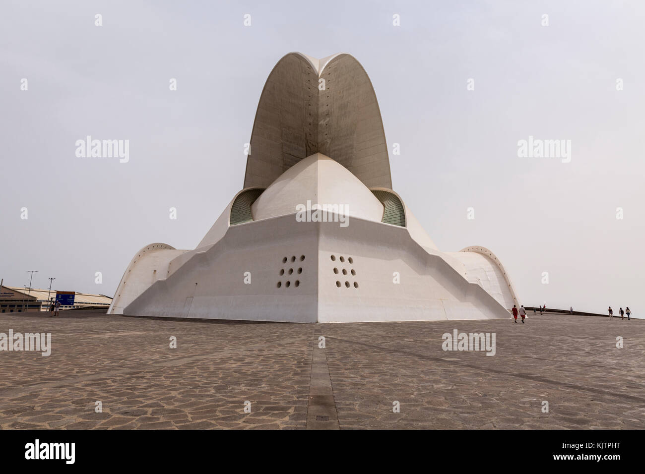 Architectural details of the Auditorio Adan Martin, concert hall ...