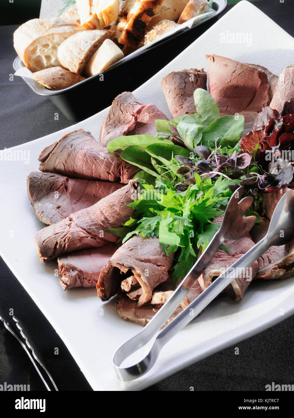 Sliced Roast Beef Stock Photo - Alamy