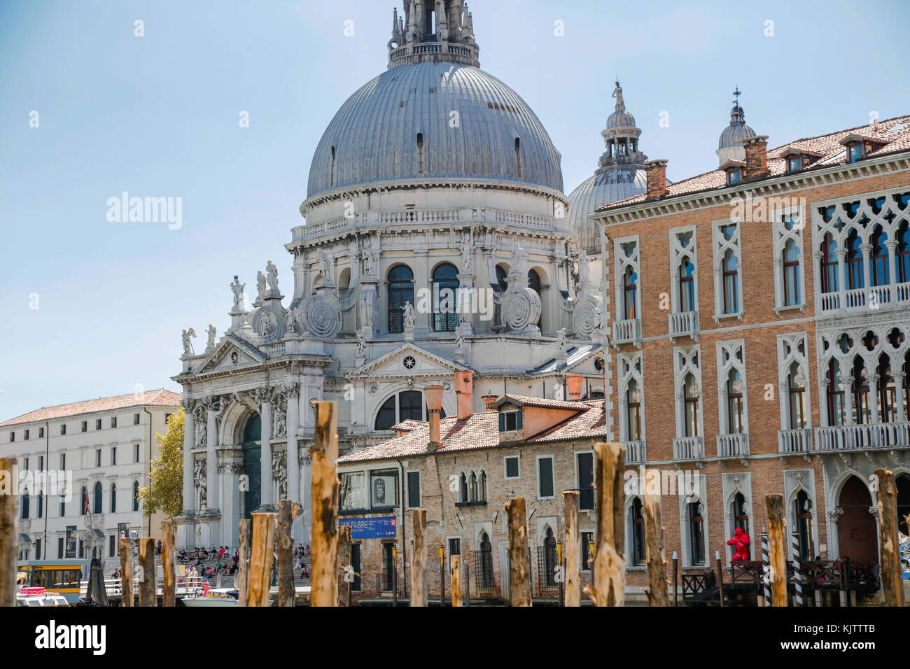 Venice, Italy: historical monuments and colorful facades of the city on ...