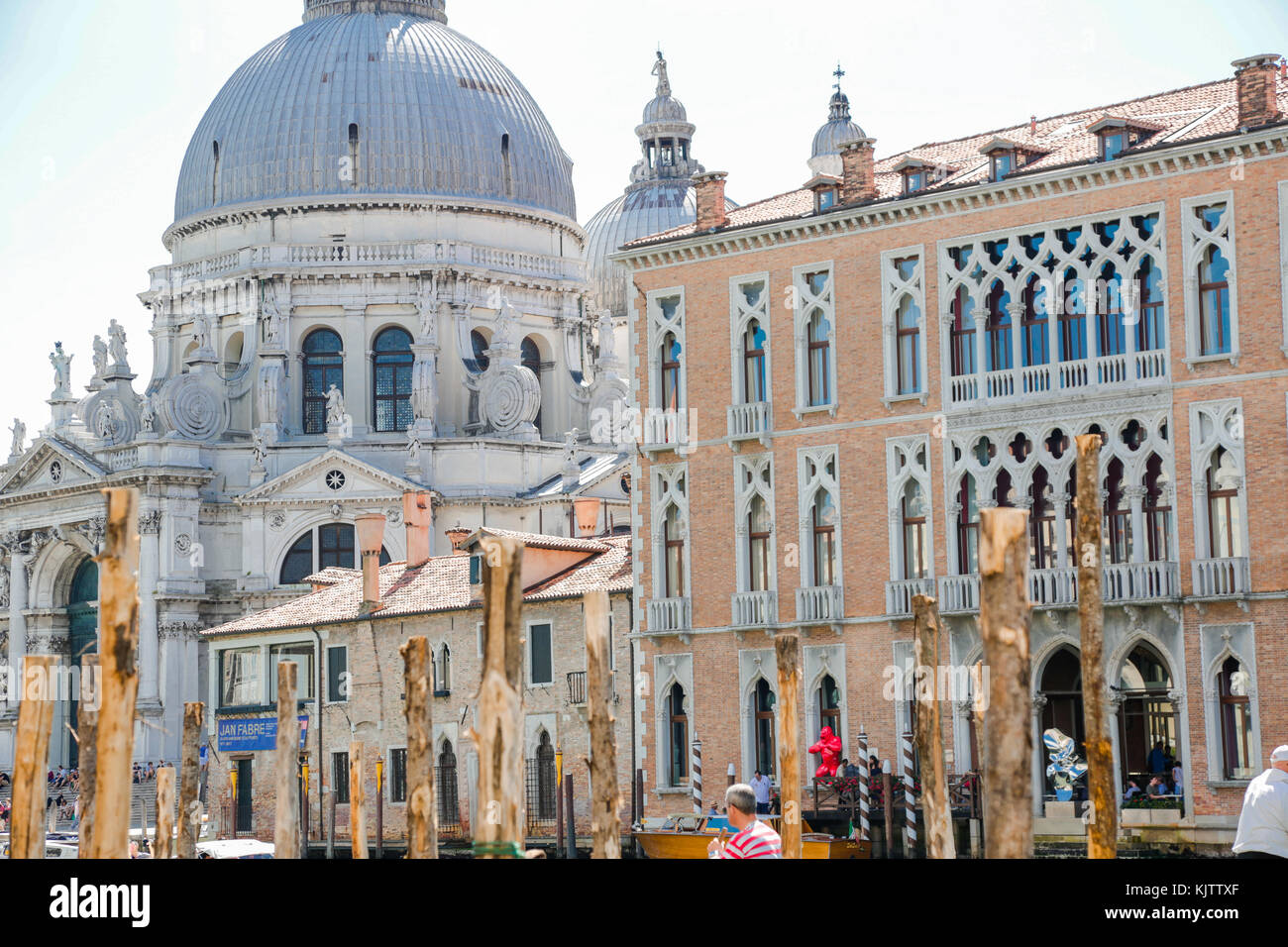 Venice, Italy: historical monuments and colorful facades of the city on ...