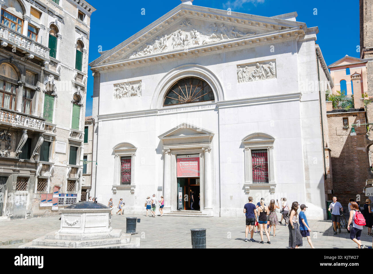 Venice, Italy: historical monuments and colorful facades of the city on ...