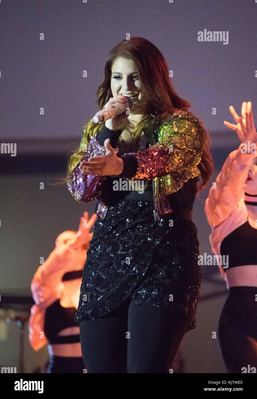 WEST PALM BEACH FL - APRIL 27: Meghan Trainor performs during Sunfest ...